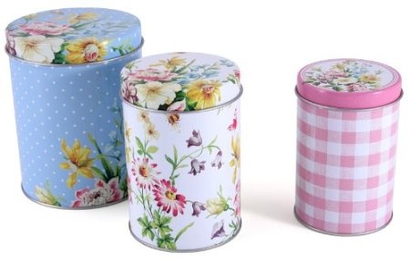 Set 3 cutii metalice - Katie Alice English Garden - Creative Tops