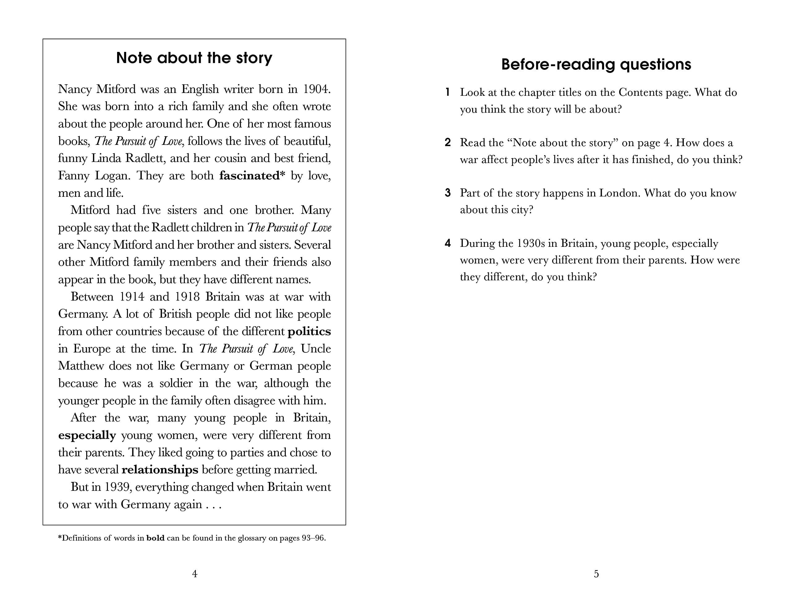 Penguin Readers Level 5: The Pursuit of Love - Nancy Mitford