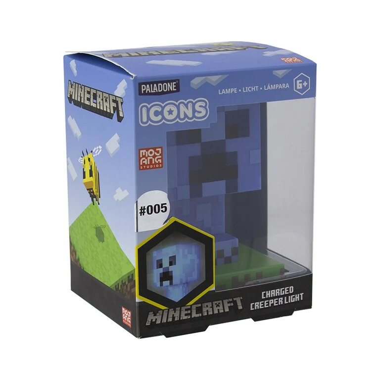 Lampa - Icons - Minecraft Charged Creeper Light - Paladone