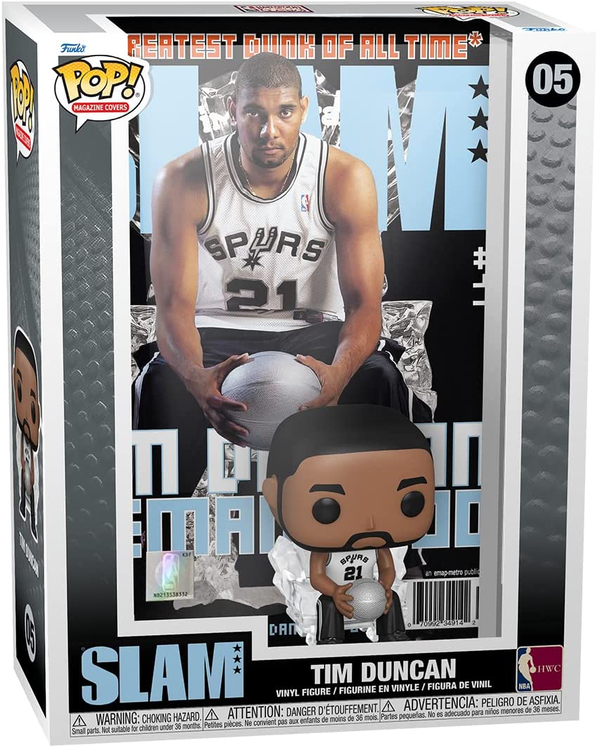 Figurina - NBA Cover - Slam - Tim Duncan - Funko