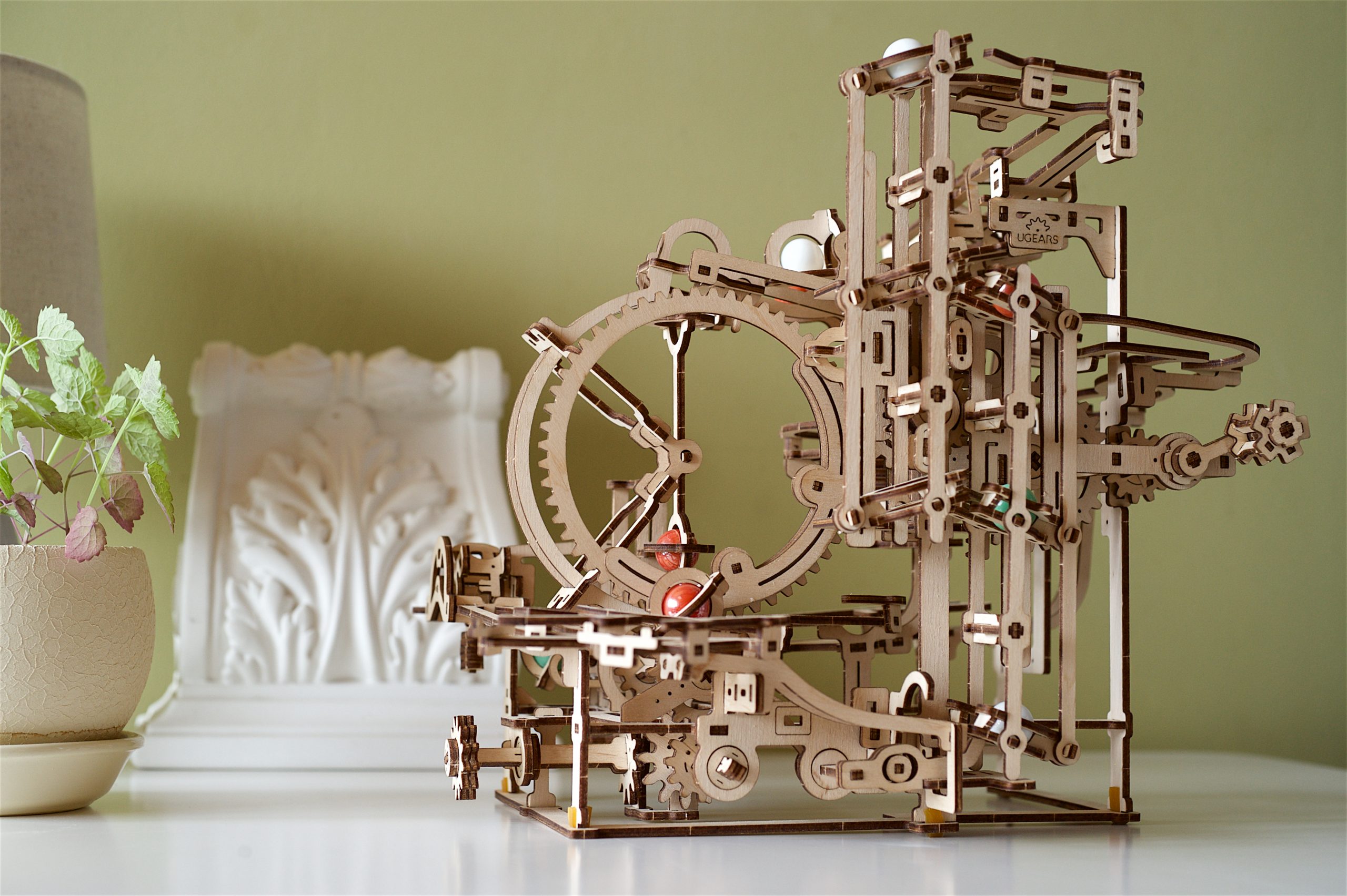 Puzzle mecanic - Marble Run Stepped Hoist - Ugears