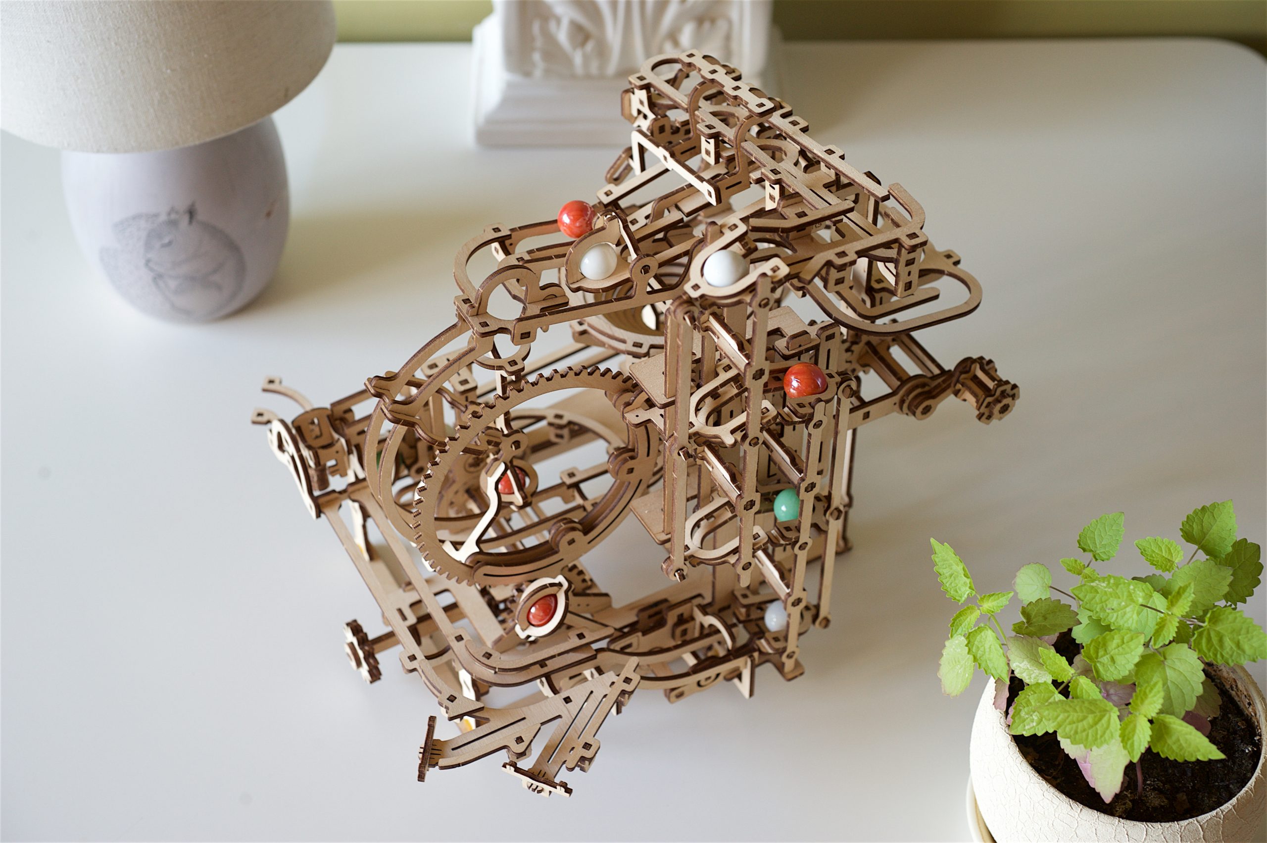 Puzzle mecanic - Marble Run Stepped Hoist - Ugears