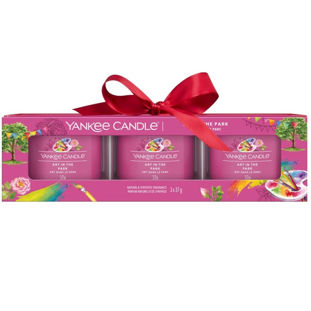 Set 3 lumanari parfumate - Mini - Art in the Park - Yankee Candle