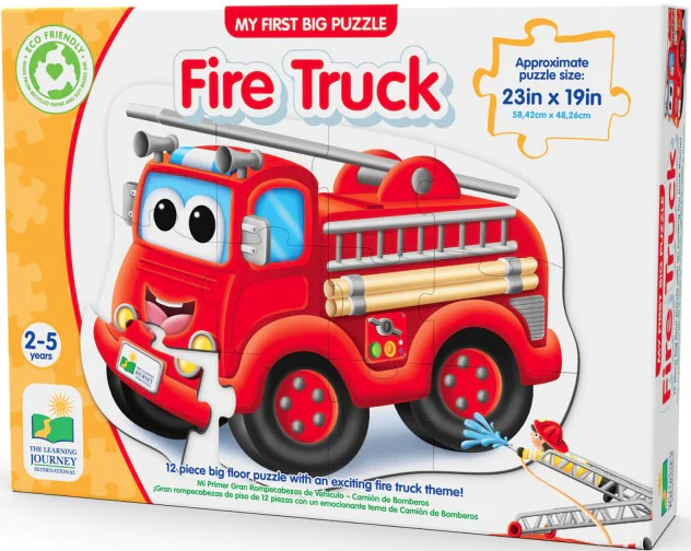 Puzzle de podea - Camion de Pompieri - The Learning Journey