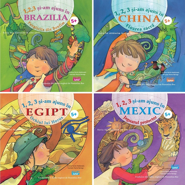 Set 4 carti - Sa calatorim in alte tari - Falcon Maldonado