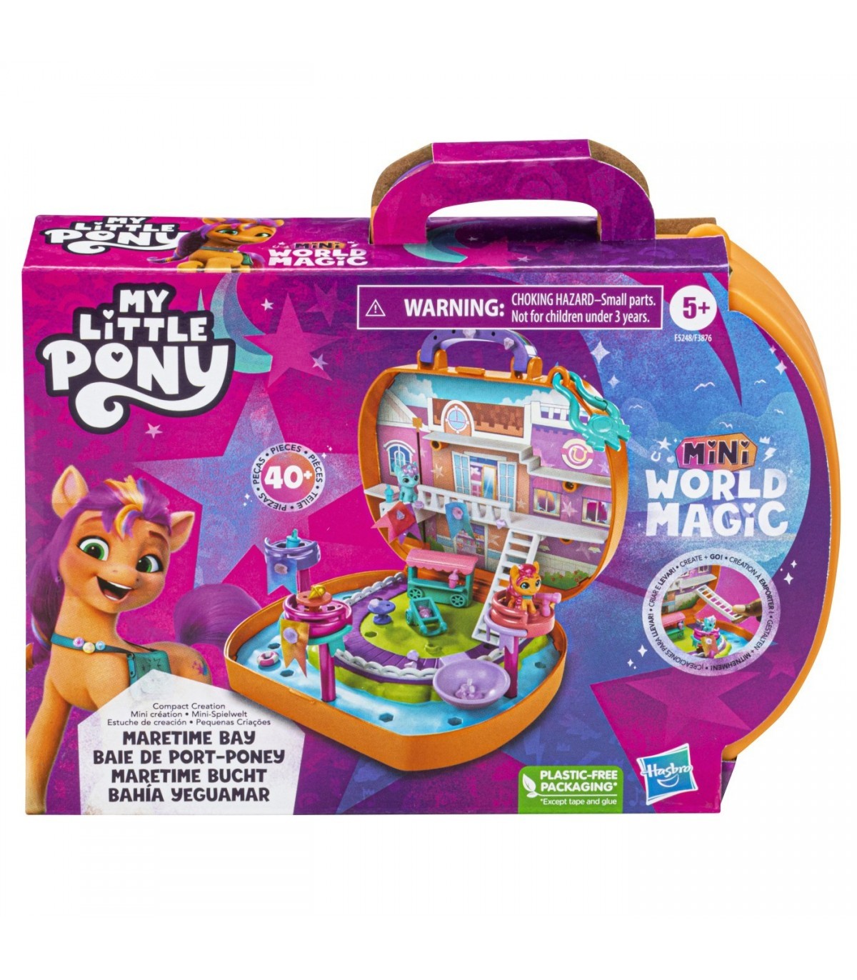 Set de joaca - My Little Pony Mini World Magic - Compact Creation Maretime Bay - Hasbro