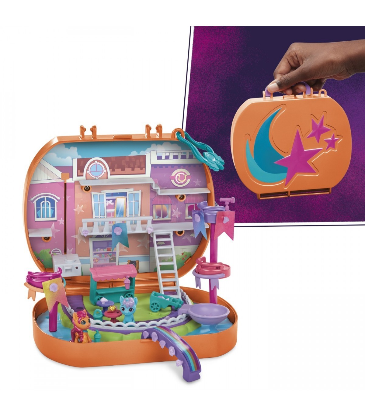 Set de joaca - My Little Pony Mini World Magic - Compact Creation Maretime Bay - Hasbro