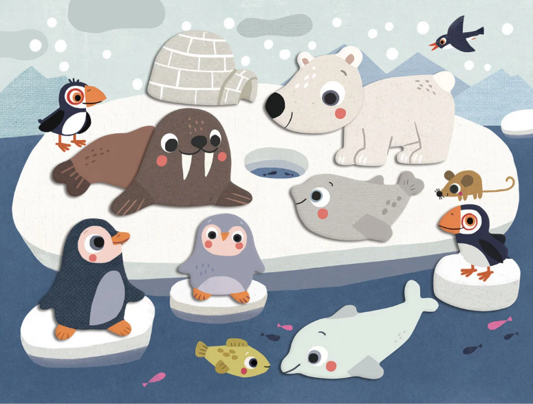 Colaje - Primele planse cu animale