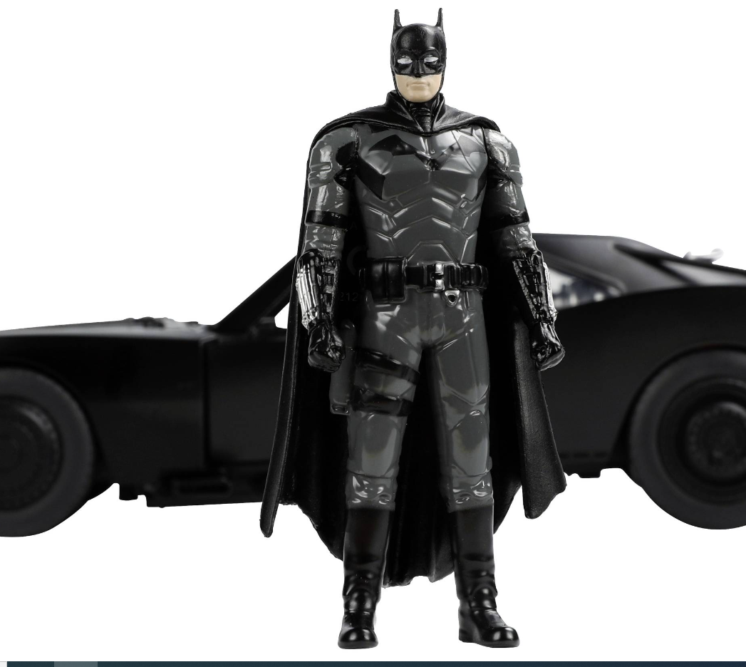 Set masina si figurina - Batman & Batmobile - Jada Toys
