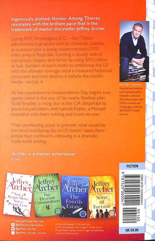 Honour Among Thieves - Jeffrey Archer