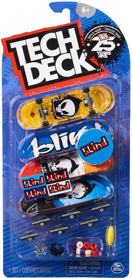 Set 4 Tech Deck - Blind - Spin Master