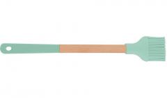 Pensula pentru prajituri - Flower Beech & Silicone Pastry Brush Green ...