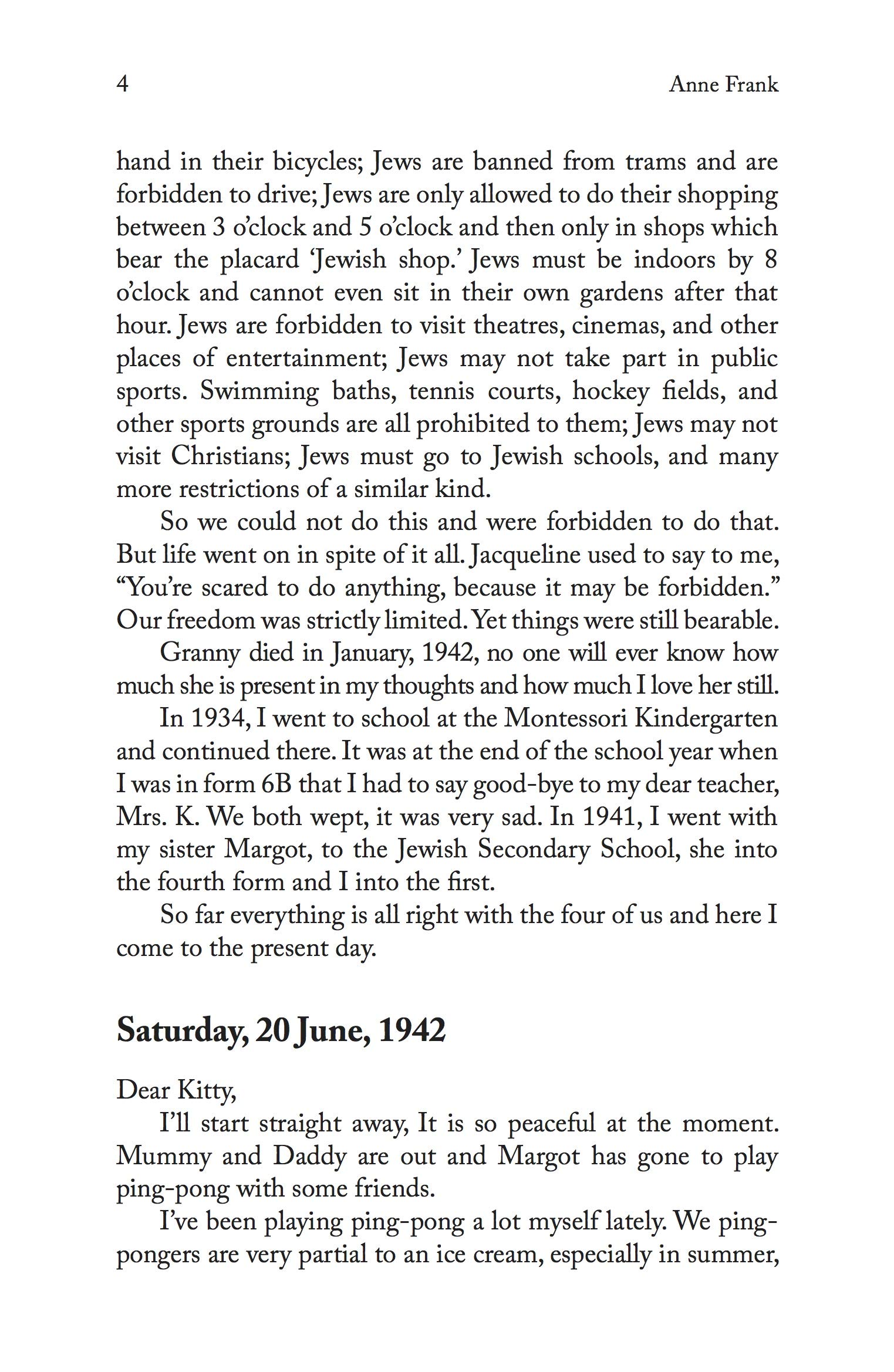 The Diary of a Young Girl Anne Frank - Anne Frank