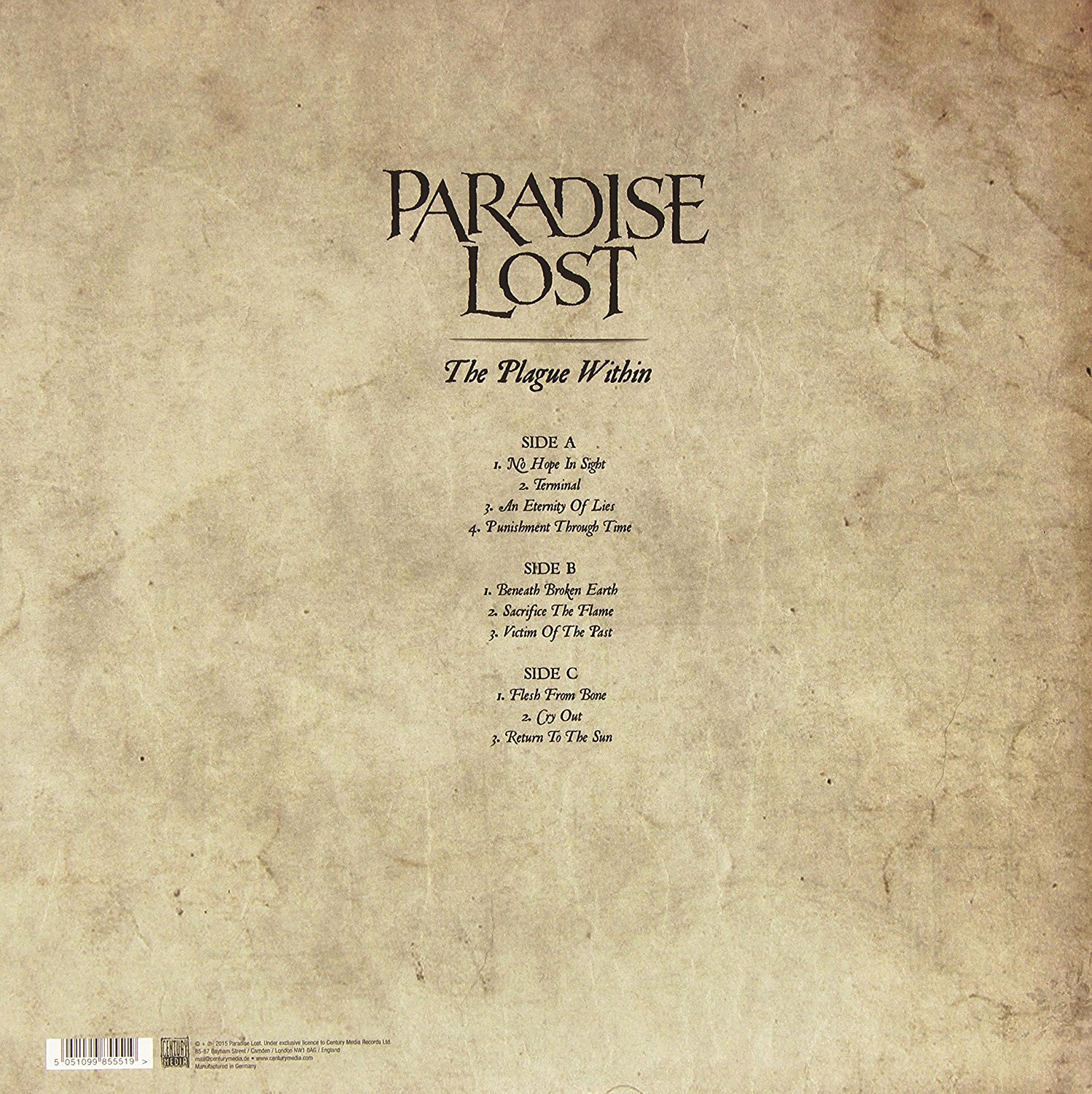 The Plague Within - Vinyl - Paradise Lost