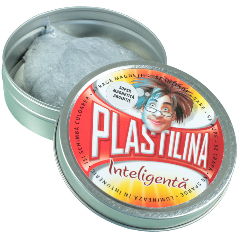 Plastilina Inteligenta - Super magnetica Argintie - Ludicus ...