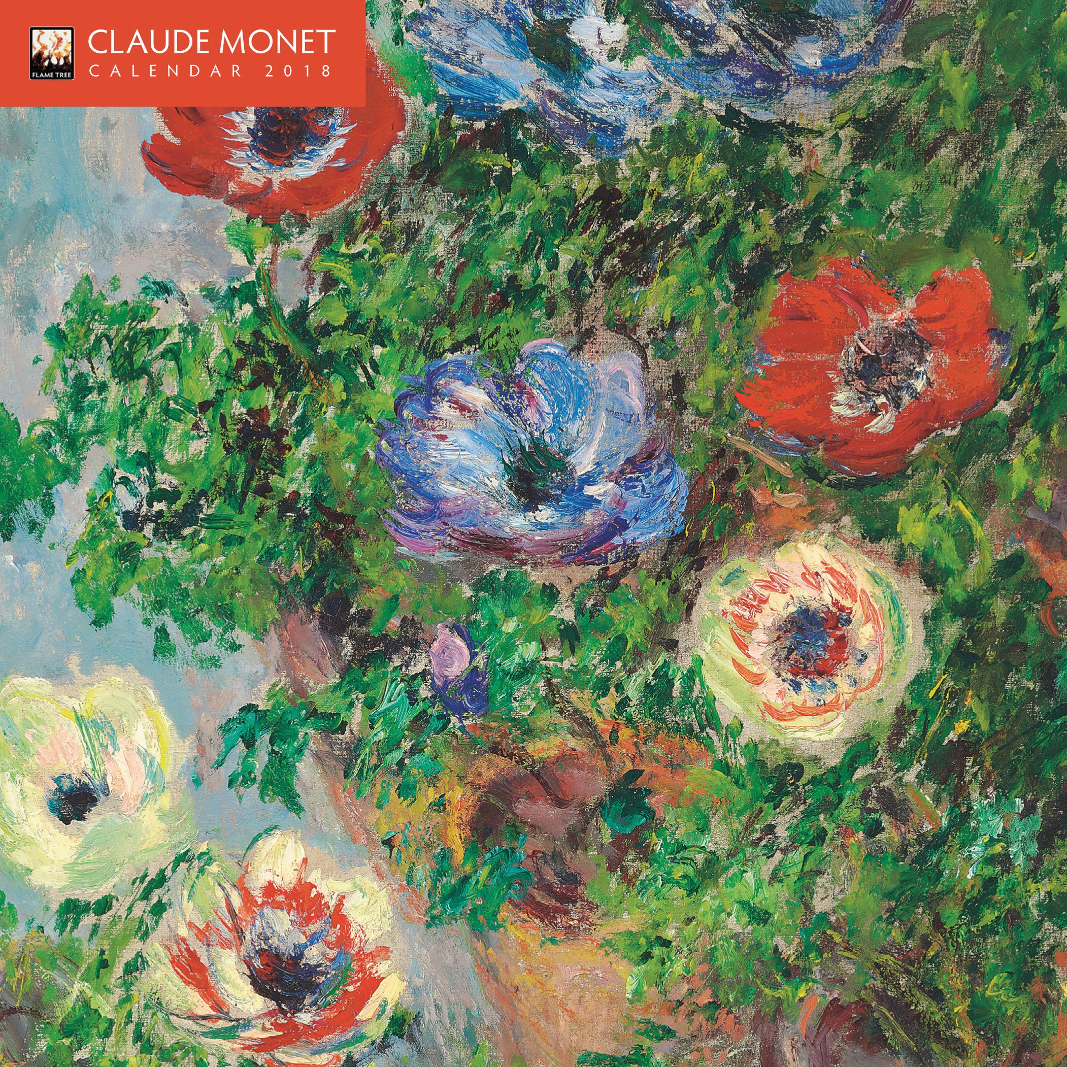 Mini calendar de perete - Claude Monet 2018 - Flame Tree Publishing