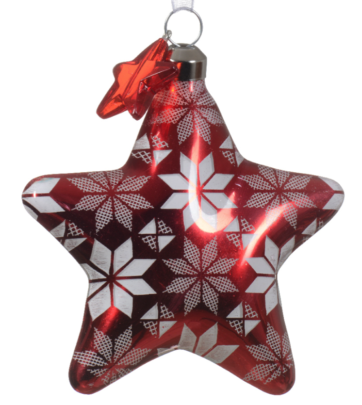 Set 2 stele - Christmas Red - Kaemingk