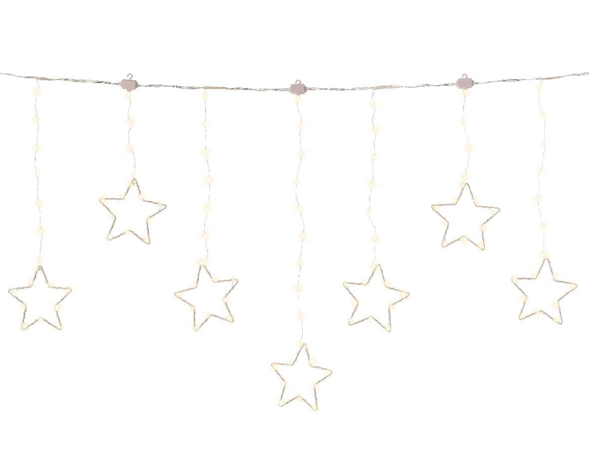 Ghirlanda de luminite - Micro LED Curtain Lights 8 Function Twinkle ...