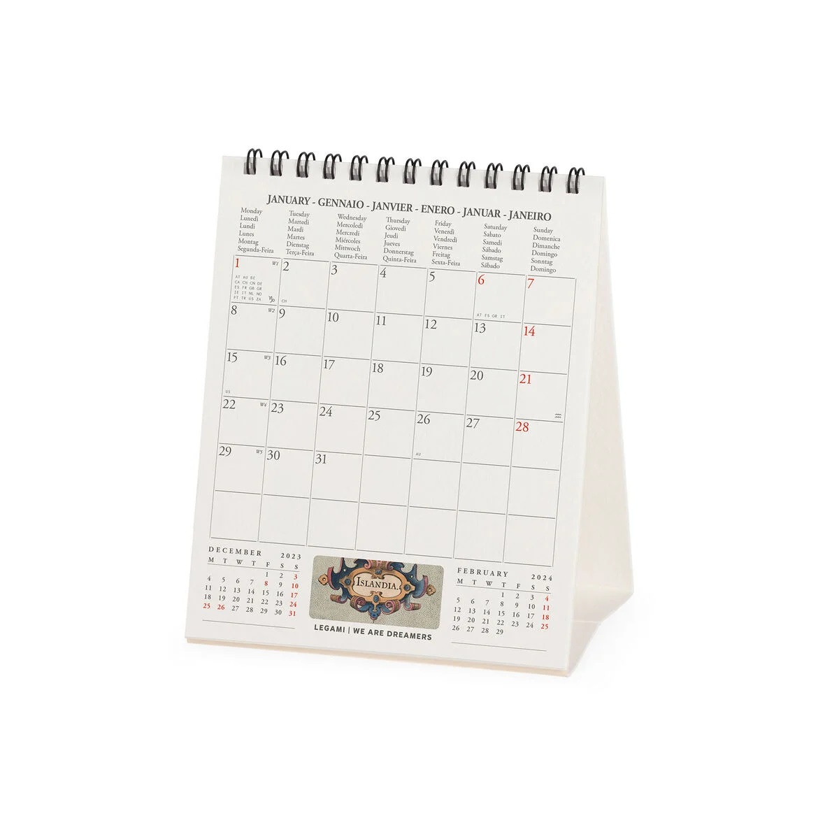 Calendar 2024 - Vintage Maps - Legami