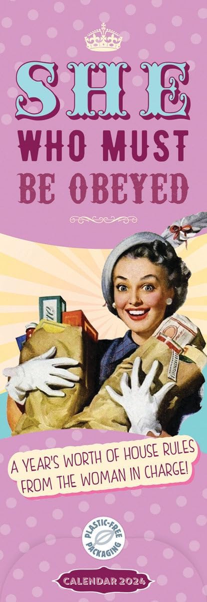 Calendar 2024 - She Who Must Be Obeyed - Carousel