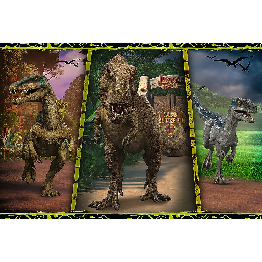 Puzzle - Super Shape XL - Jurassic World - Trefl