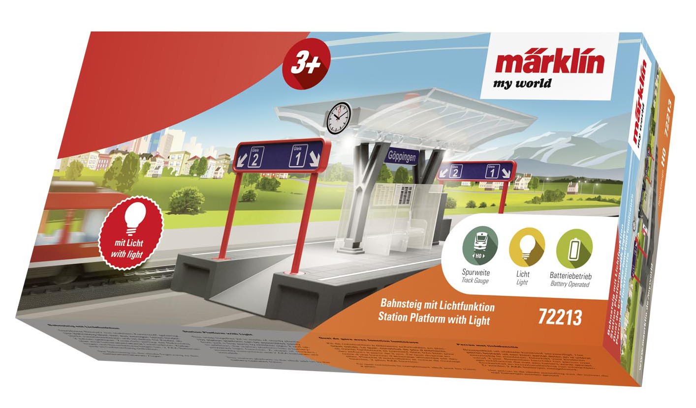 Peron statie tren - Station Platform with Light - Marklin