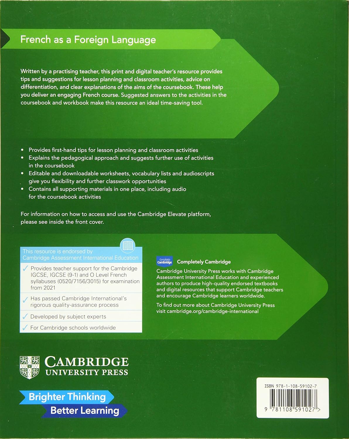 Cambridge IGCSE French as a Foreign Language Teacher’s Resource with ...