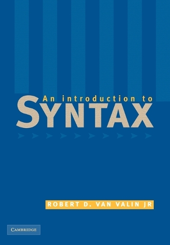 An Introduction to Syntax - Jr. Robert D. Van Valin