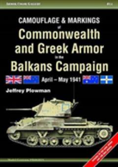 Camouflage and Markings of Commonwealth and Greek Armor in the Balkans ...