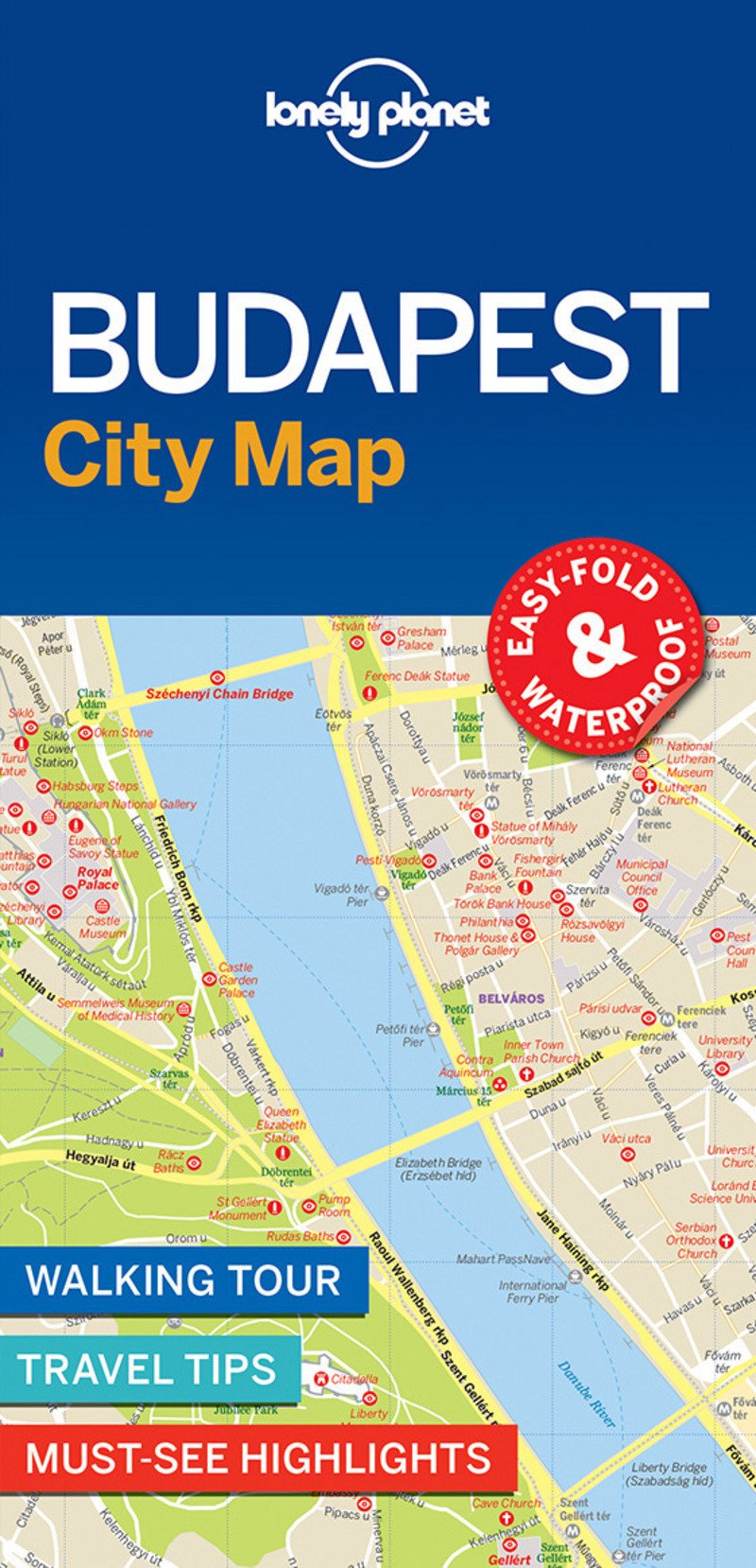 Budapest City Map - Lonely Planet