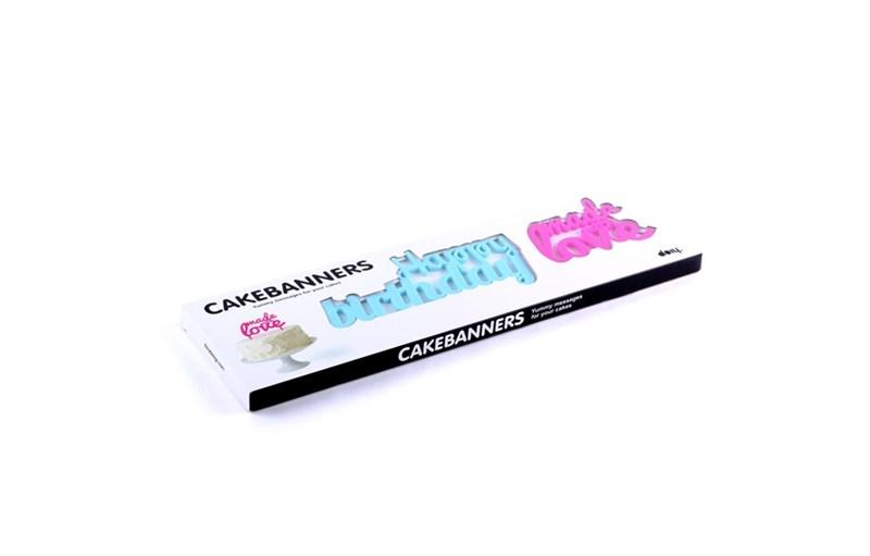 Set 2 decoratiuni pentru tort - Cake banner - DOIY