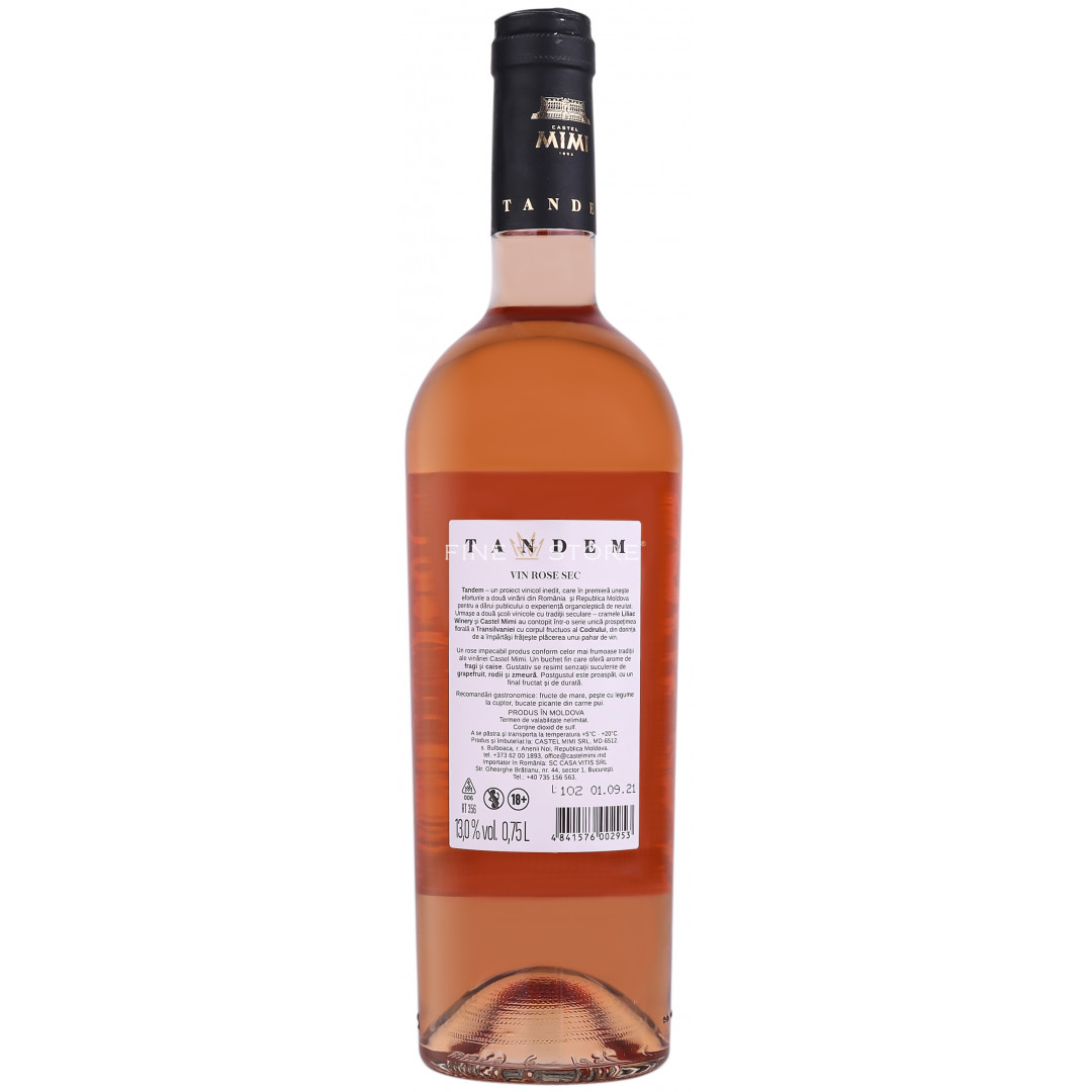 Vin rose - Tandem - Merlot, Rose, 2021 - Liliac
