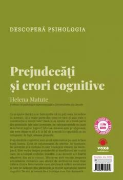 Prejudecati si erori cognitive - Helena Matute