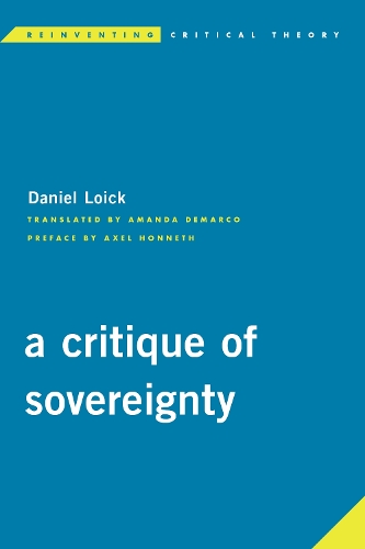 Critique of Sovereignty - Daniel Loick
