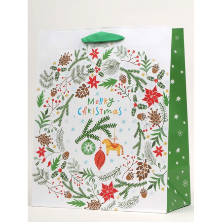 Punga cadou - X-Mas - Ramuri de brad - Canpol