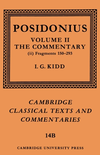Cambridge Classical Texts and Commentaries Commentary: Volume 2 ...