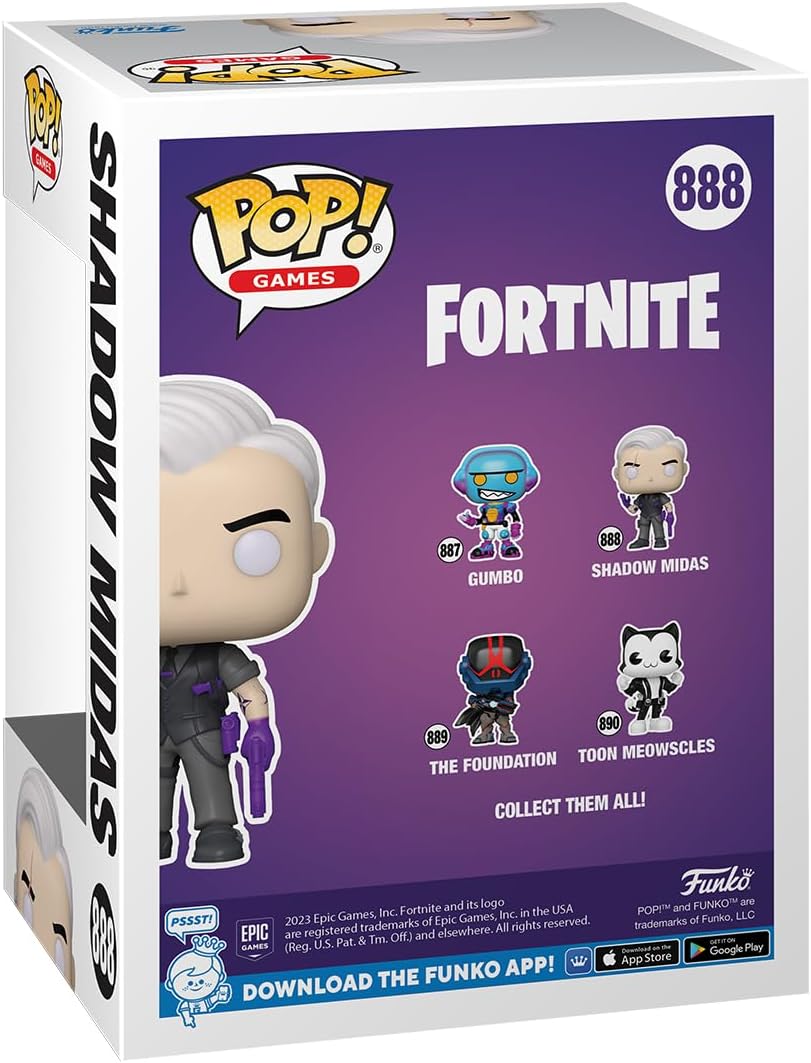 Figurina - Pop! Games - Fortnite: Shadow Midas - Funko - Pop! Games - Funko