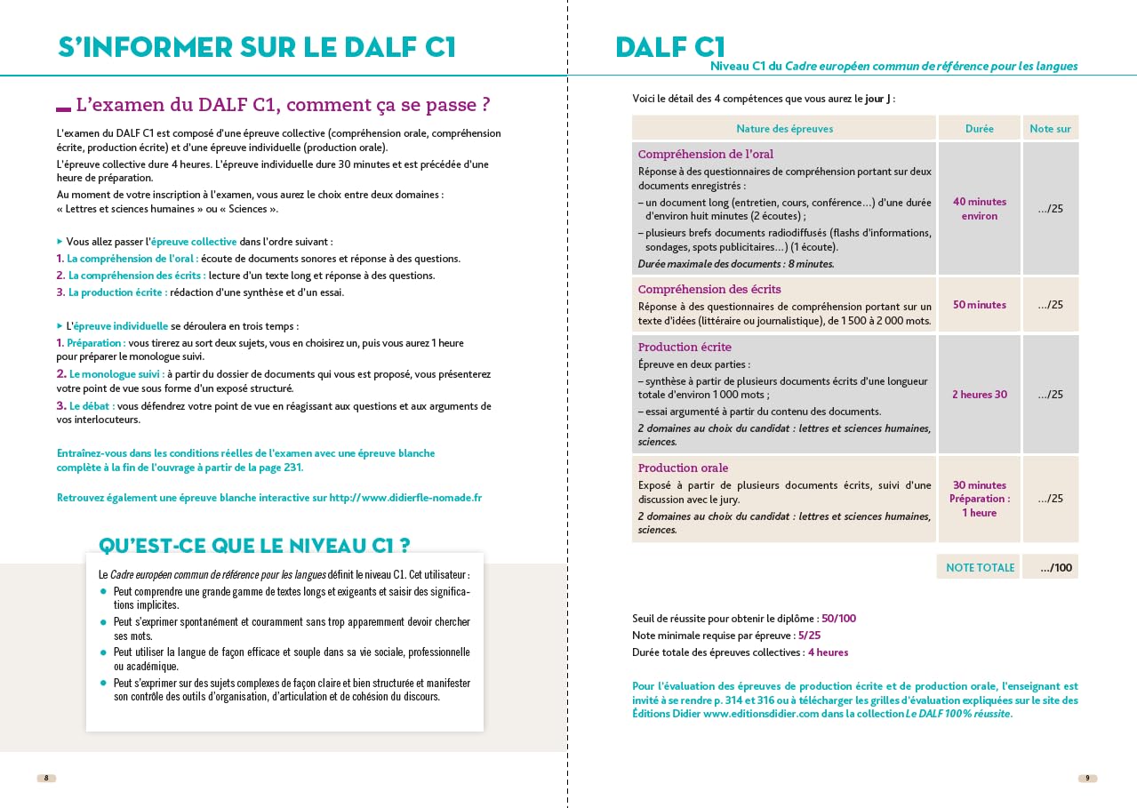 Le DALF C1/C2 100% reussite - Lucile Chapiro, Dorothee Dupleix, Nicolas ...