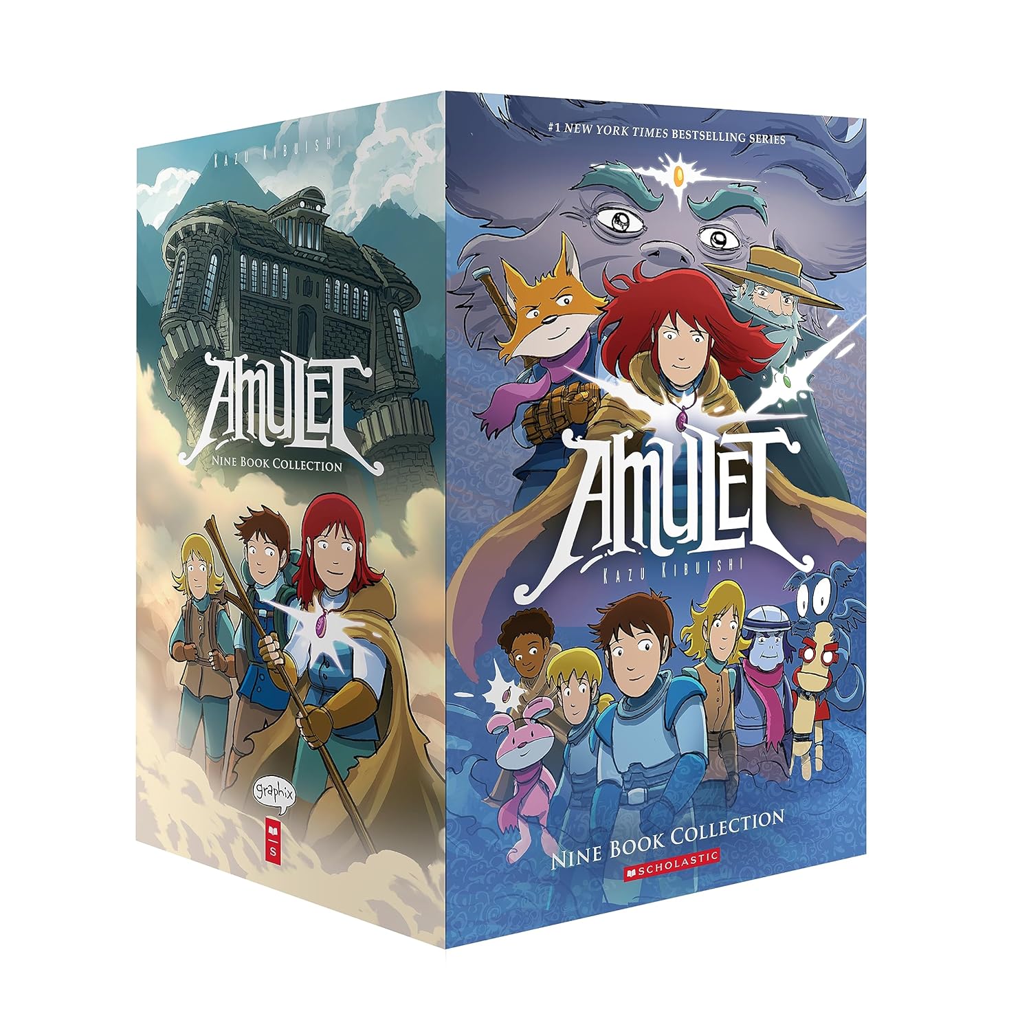Amulet Box set 1-9 Graphix - Kazu Kibuishi