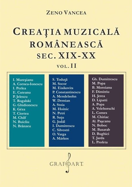 Creatia muzicala romaneasca sec. XIX-XX. Volumul II - Zeno Vancea