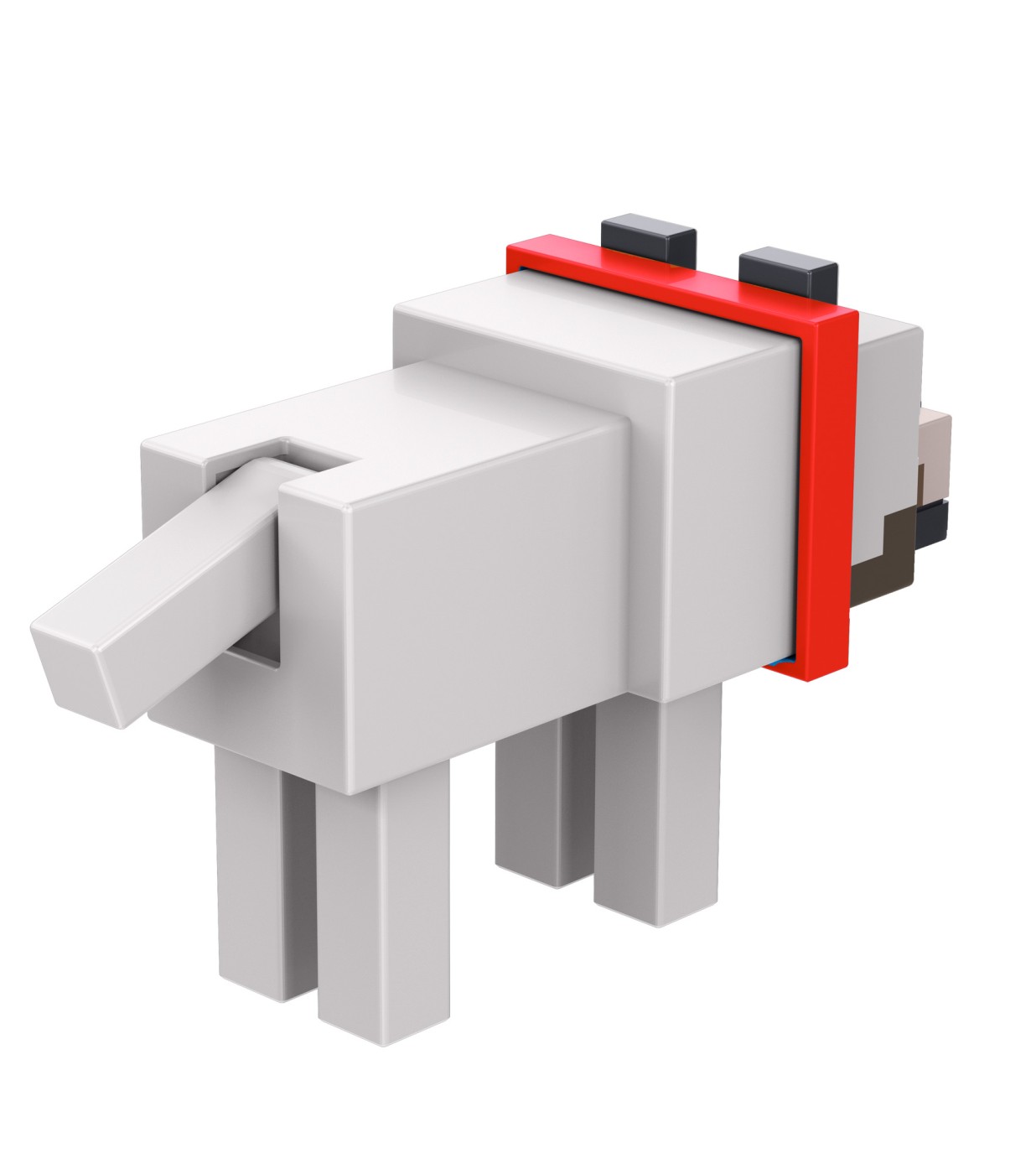 Figurina - Minecraft a Block - Tamed Wolf - Mattel