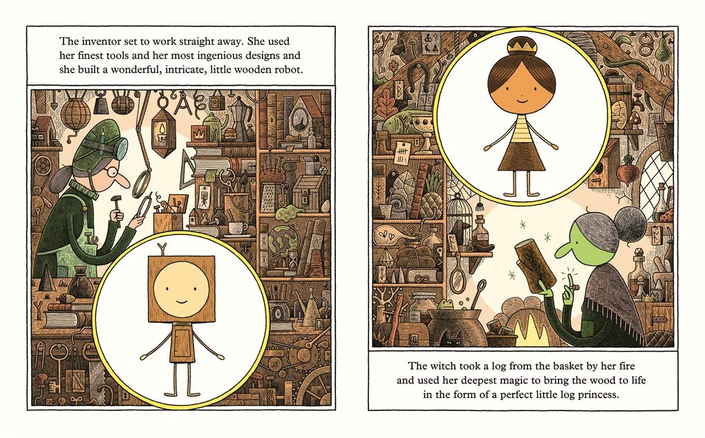 The Little Wooden Robot and the Log Princess - Tom Gauld