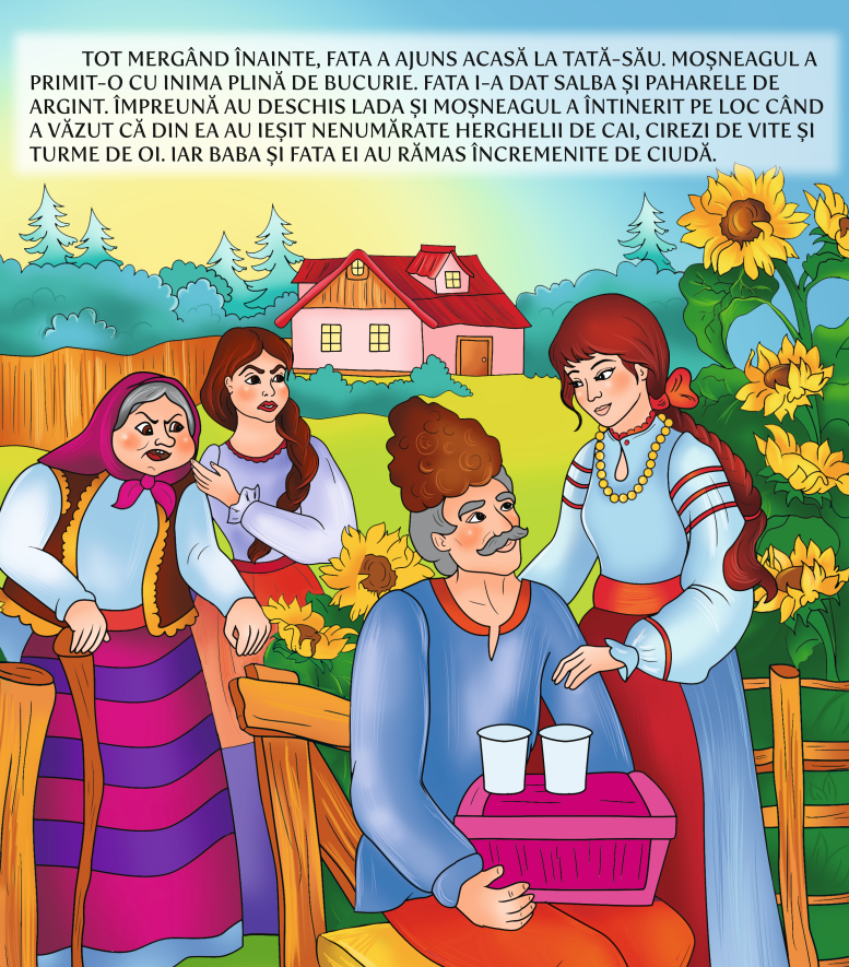 Fata babei si fata mosneagului