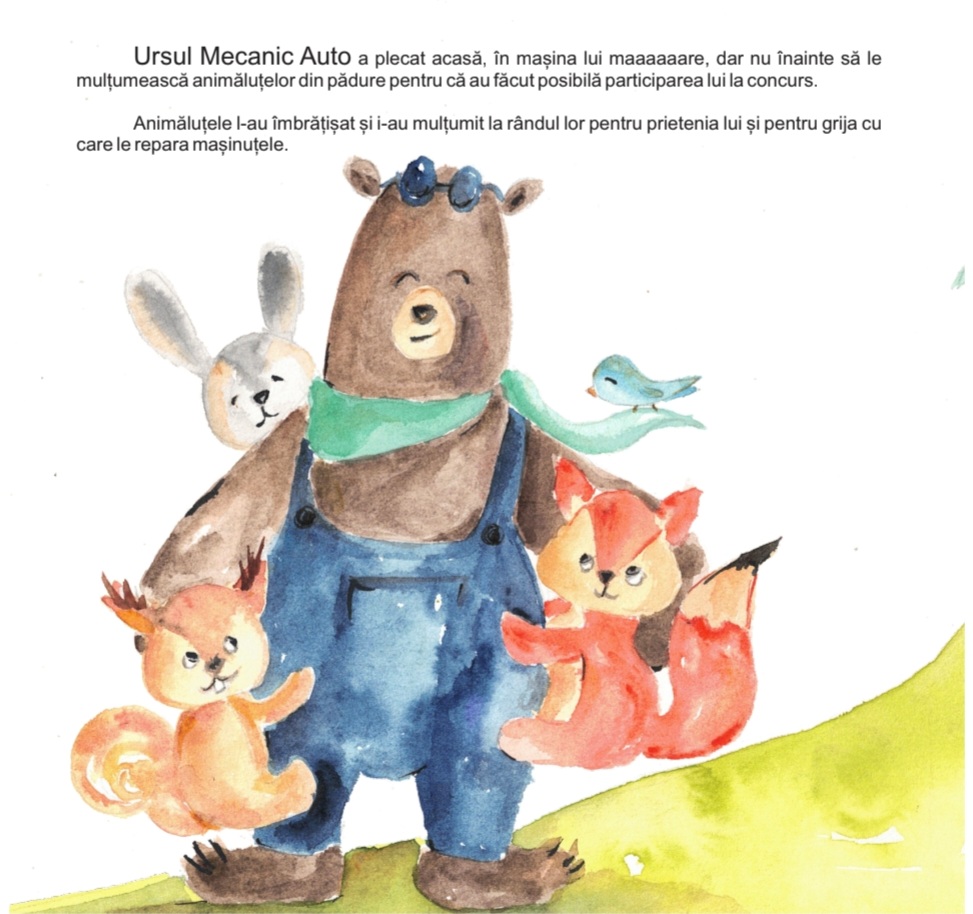 Ursul Mecanic Auto si Cursa de Masini (Editie bilingva) - Rodica Popa ...