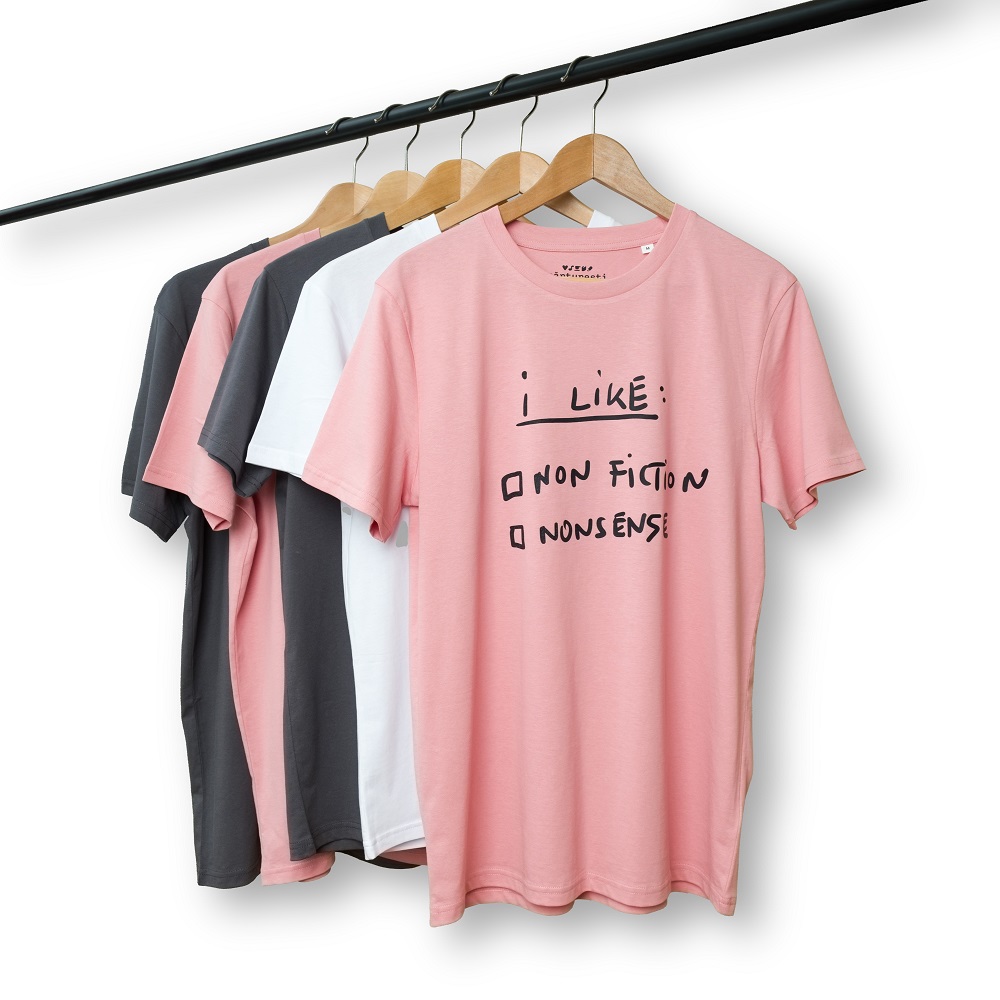 Tricou M - Carturesti x George Rosu - I Read Non-Fiction Non-Stop ...