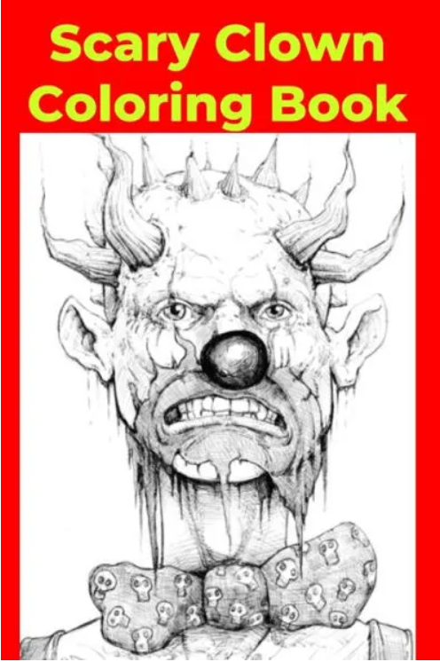 Scary Clown Coloring Book - Coloring Books