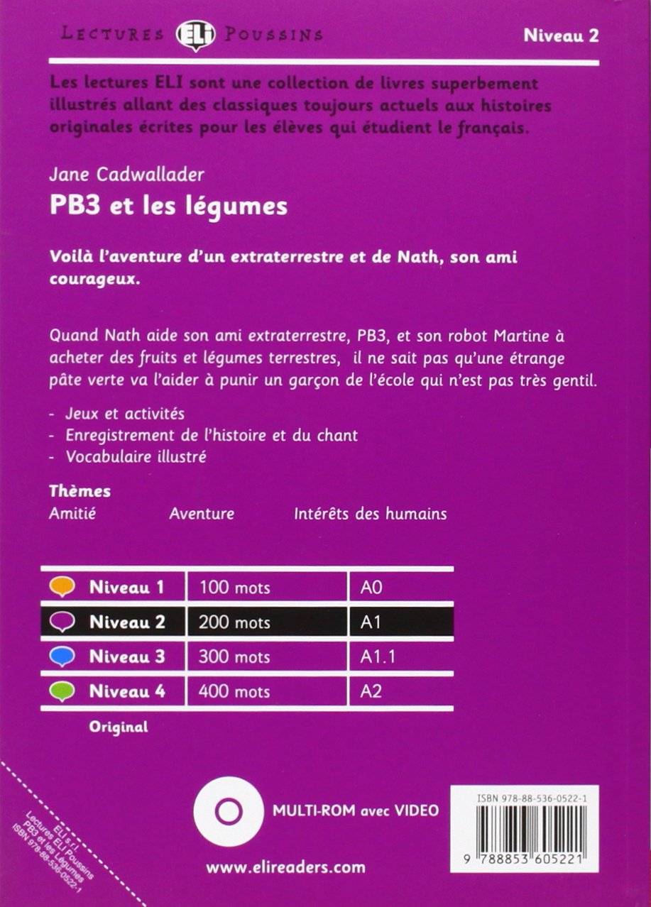 PB3 et les legumes - Jane Cadwallader