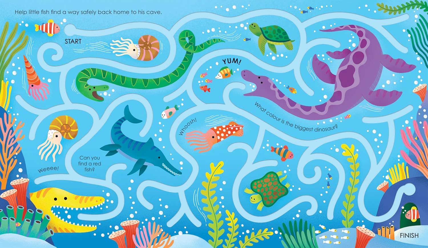 Fingertrail Dinosaur Mazes - Felicity Brooks