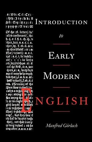 Introduction To Early Modern English - Manfred Gorlach
