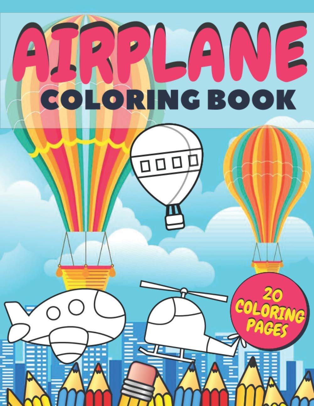 Airplane Coloring Book - Monana Go Go
